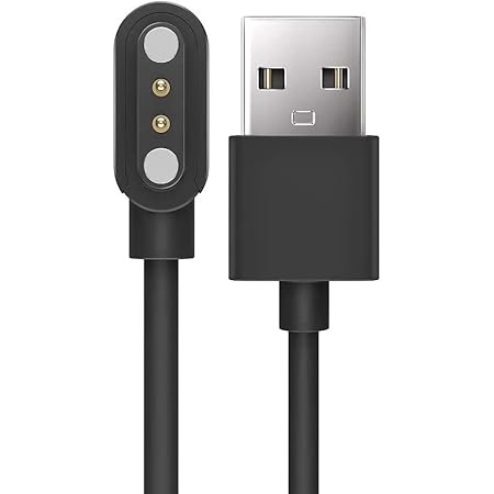 Firebolt 360 SpO2 Smart Watch Charger 2 Pin USB Fast Charger Magnetic ...