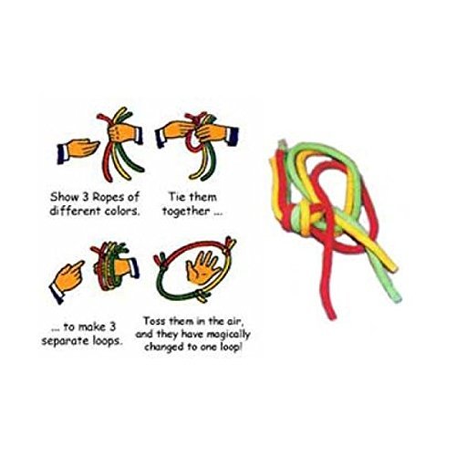 Amazon.com: D. Robbins Multicolored Linking Ropes Magic Trick : Toys ...
