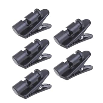 Amazon.com: MEIBAOGE Cable Cord Clamp Headset Collar Clip Rotating ...