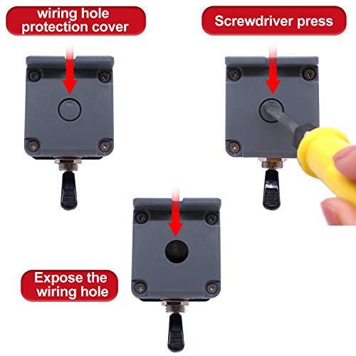 Snapklik.com : Twidec/Heavy Duty Rocker Toggle Switch Box 16A 250V SPST ...