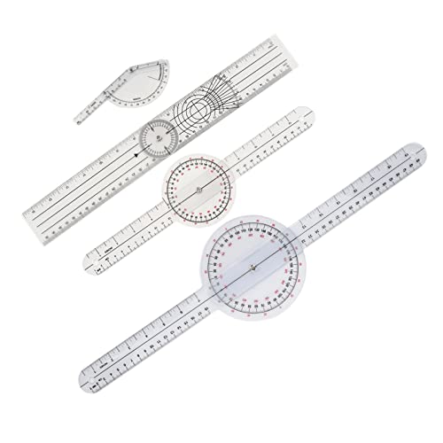 Goniometer Kit Draagbaar 4 Stuks Draai Transparante Goniometer Hoek ...