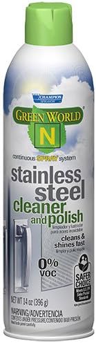 Amazon.com: Champion Sprayon Green World N Stainless Steel Cleaner(12 ...