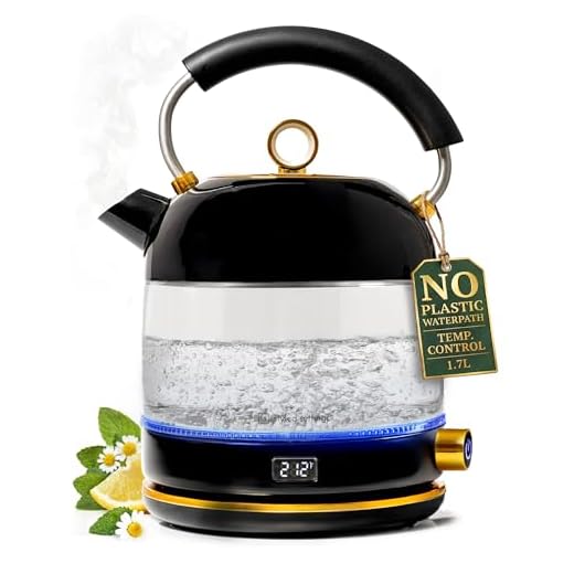 Best all metal glass electric tea kettle no plastic - Tech for Your Kitchen