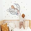 Amazon.com: Cute Sleeping Baby Elephant Giraffe Wall Stickers, sacinora ...