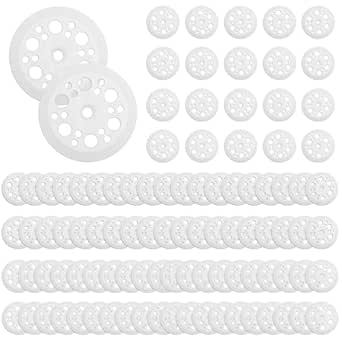 Pack of 100 Foam Panels Washers Plastic, Plastic Discs Insulation ...
