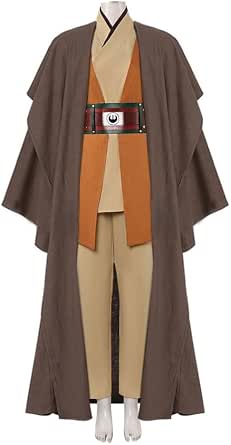 Amazon.com: Paroiluse Men Acolyte Cosplay Sol Costume Jedi Tunic with ...