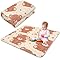 Amazon.com : Funtery 43 x 43 Inch Boho Baby Play Mat Portable Crawling ...
