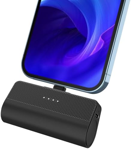 Amazon.com: Miady 5000mAh Mini Portable Charger for iPhones, MFI ...