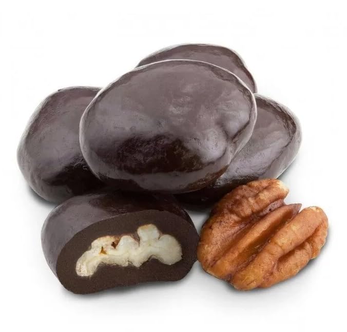 Amazon.com : Pecans Chocolate Covered Pecan. Dark Chocolate Pecans ...