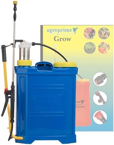 Agroprime Manual Agriculture Sprayer Pump 16ltrs Tank with Back Support ...
