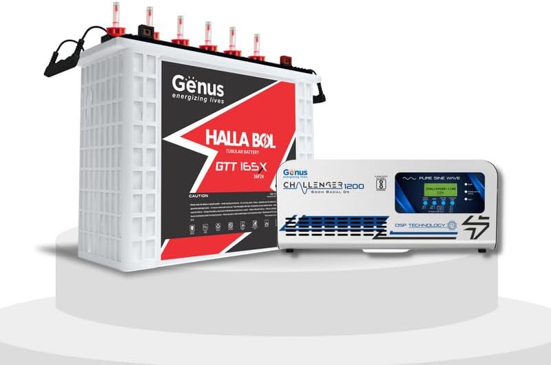 Genus Inverter with Battery - Challenger 1200 + 120Ah XPT160 36 Month ...