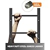 4-Rung Window Well Ladder, Heavy Duty Steel Basement Egress Ladder ...
