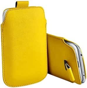 Amazon.com: iMobi Accessories Doro Liberto 810 Yellow Soft PU Leather ...