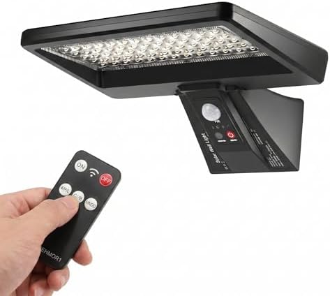 Beuaati Solar Lights Outdoor,LED Solar Security Lights with Motion ...