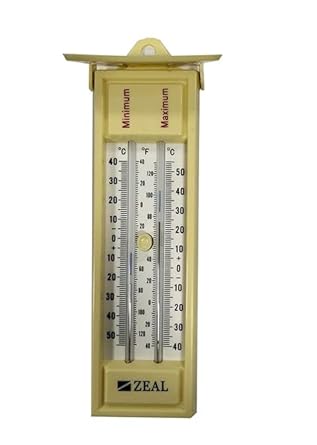 Zeal Minimum and Maximum Wall Thermometer, Temperature Range -40 to 50 ...