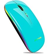 Amazon.com: Wireless Bluetooth Mouse for Laptop, Rechargeable Mouse 2 ...