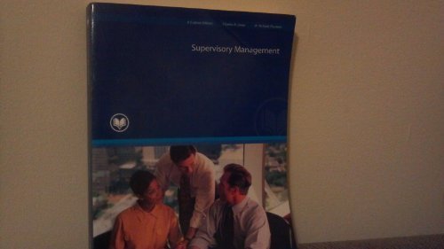 Supervisory Management by Charles R. Greer, W. Richard Plunkett ...