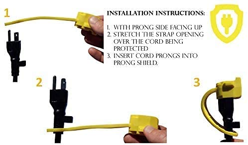 Snapklik.com : Prong Shield Outdoor Plug CoverWeatherproof Extension ...
