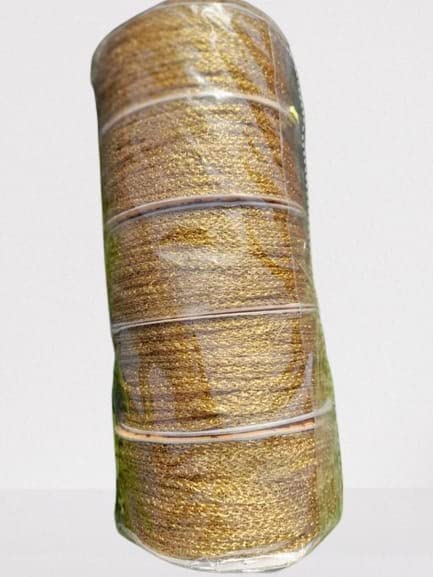 Generic Golden Embroidery Yarn Pack of 5pc Each 9meter : Amazon.in ...