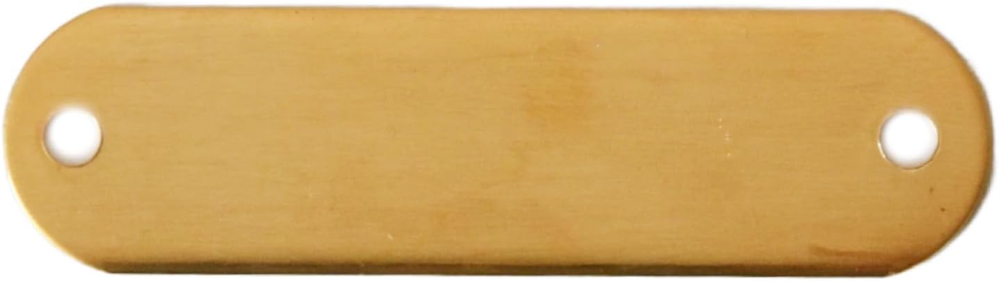 Amazon.com: Size: ¾'' x 2 ¾'' Premium Soft Brass Engraving Plates ...