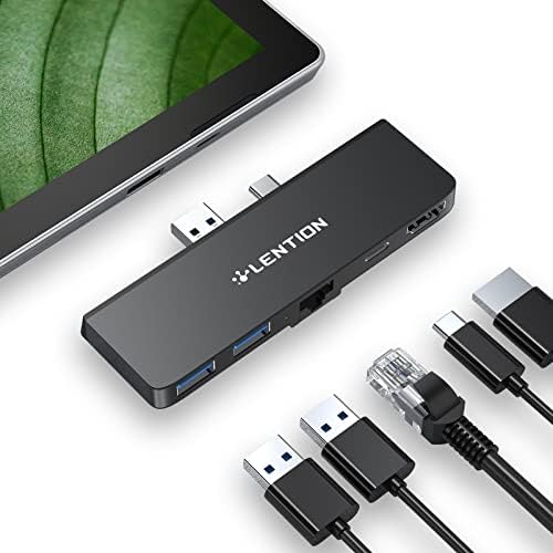 Amazon.com: Surface Pro 7 USB C Hub, 6-in-2 Aluminum Surface Pro 2019 ...