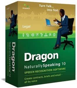 Amazon.com: Nuance Dragon NaturallySpeaking Legal Version 10 Speech ...