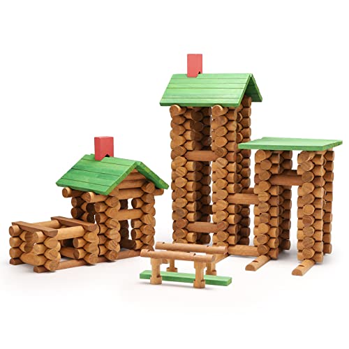 Frontier Logs Wooden Classic Construction Set - Educational Toys Planet