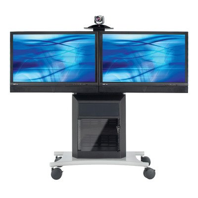 Amazon.com: Executive Video Conferencing Stand with Extra Cabinet Depth ...