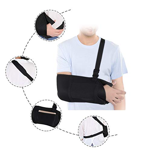Arm Sling for Shoulder Injury, Rotator Cuff Immobilizer Ergonomic Wrist ...