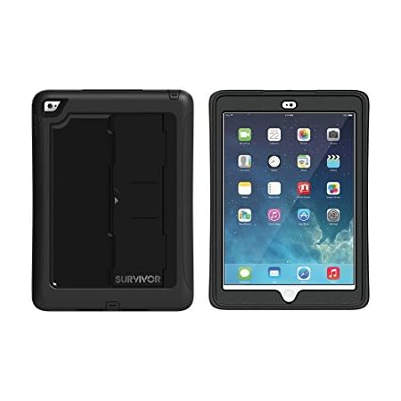 Griffin Survivor Military Case with Kick Stand for iPad Air - Black : Amazon.co.uk: Computers ...