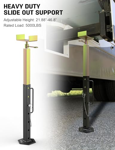 Snapklik.com : RV Slide Out Supports Stabilizer Jacks 2 Pcs Heavy Duty ...
