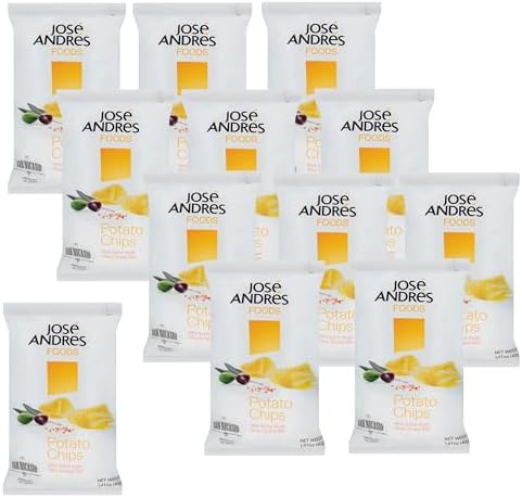 Amazon.com: Generic José Andrés Foods Potato Chips, 1.41 oz, 12 Pack