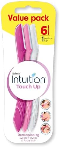 INTUITION Touch-up Multipurpose Exfoliating Face Razor and Eyebrow ...