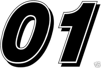 Stock Car,Rally Car Racing Door Numbers Stickers/Decals : Amazon.co.uk ...