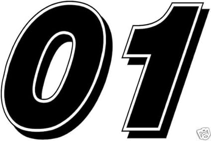 Stock Car,Rally Car Racing Door Numbers Stickers/Decals : Amazon.co.uk ...