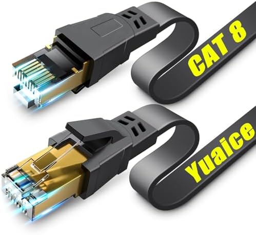Amazon.com: Cable Matters 6-Pack Tool Free Shielded RJ45 Cat 8, Cat8 ...