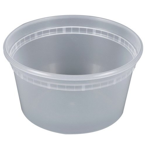 Amazon.com: 12 oz. Clear Round Plastic Newspring Container - 480 per ...