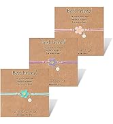 Amazon.com: DAPUBO Friendship Bracelets for 3, Trio Bracelets for Best ...