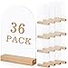 Amazon.com: 36 Packs 5 x 7 Inch Arch Acrylic Signs with Wood Stand ...