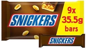 3 x Snickers Chocolate Snack Bars Multipack 9 x 35.5g Delicious Tasty ...