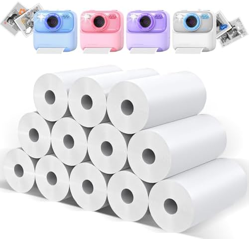 Printer Paper for Kids Camera Instant Print, Photo Printer Paper ...