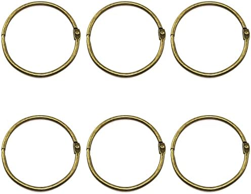 Amazon.com : Lind Kitchen 6PCS 3 Inch 76mm Loose Leaf Rings Binder ...