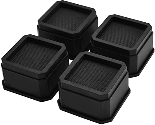 Amazon.com: MUADUTYY Bed Risers 2 Inch Heavy Duty Durable Plastic ...