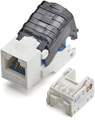 Amazon.com: CableCreation Cat6 Keystone Jack RJ45 Keystone Jack, 20 ...