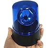 anso Rotating Blue LED Police Car Beacon Disco Party DJ Lamp DIY Red ...