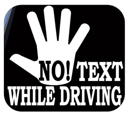 Amazon.com: No Texting TP 732 6" Decal Sticker text free driving cell ...