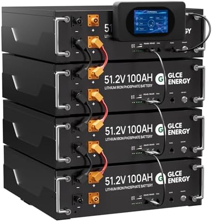 Amazon.com: 48V 100Ah LiFePO4 Lithium Battery with Stacking Bracket ...