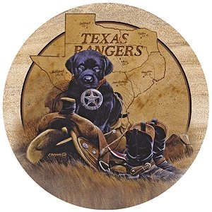 Set of Four Texas Ranger Coasters Style - TSPH1 : Amazon.in: Home & Kitchen