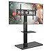 FITUEYES Adjustable Floor TV Stand with 60° Swivel Mount
