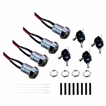 Amazon.com: YinzPlus 4 Pcs Per Pack Power Switch Key and Lock Type 3V ...